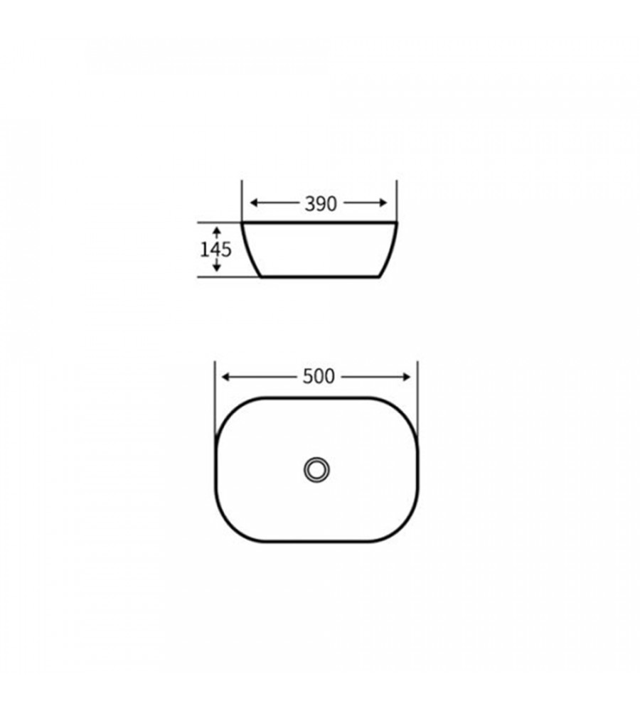 K2419-P27 Countertop Ceramic Basin
