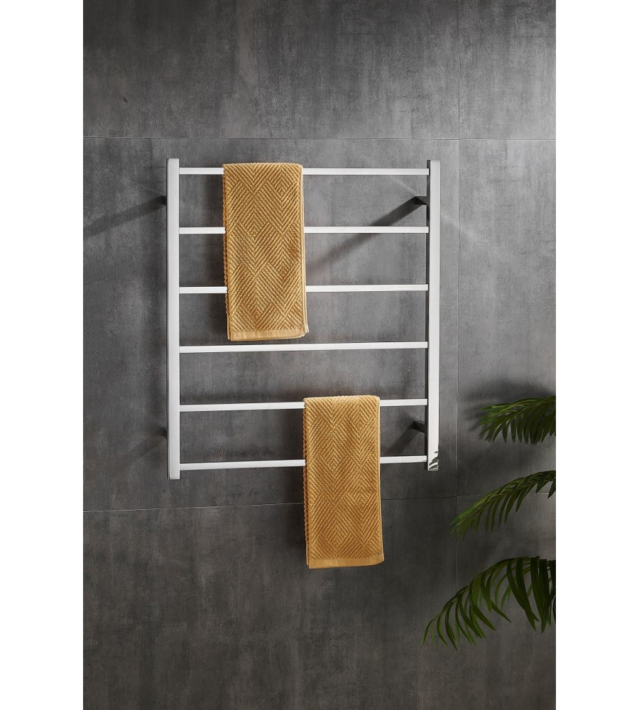 686015 Ladder Towel Rail Square Chrome