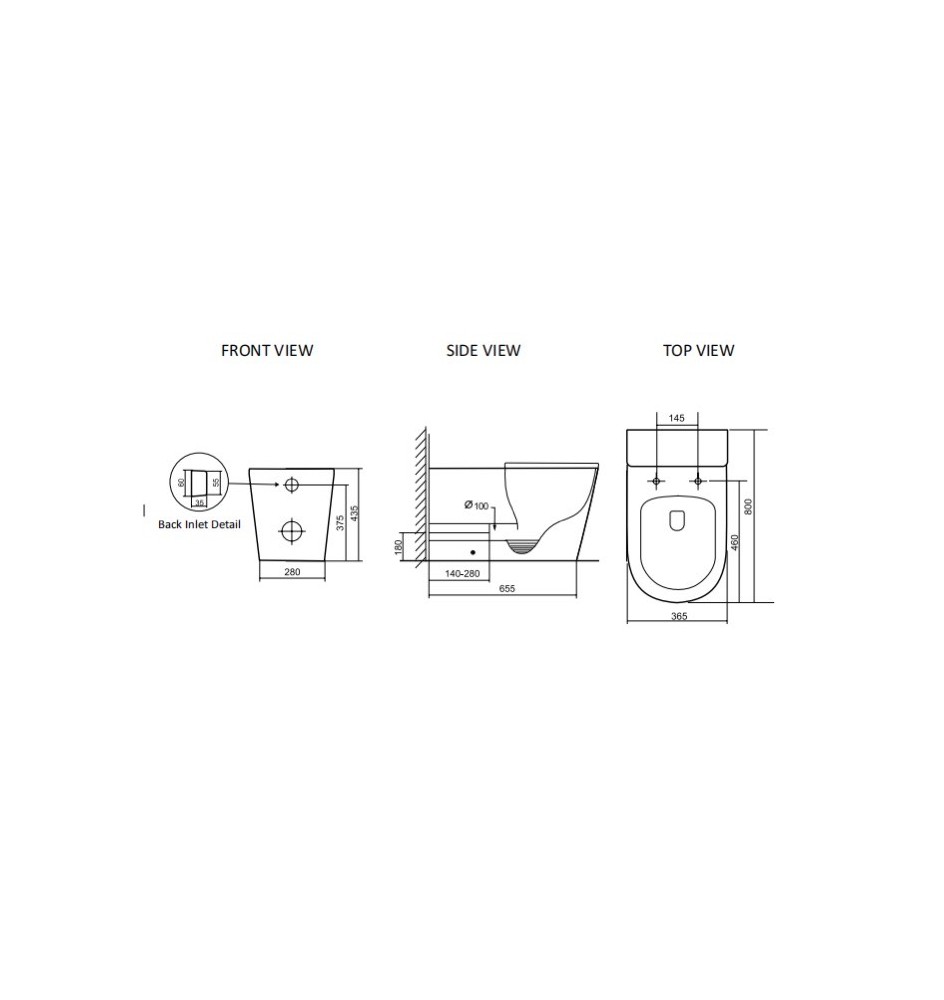 Explore B2369B In-Wall Disabled Toilet | Danish Building Supplies