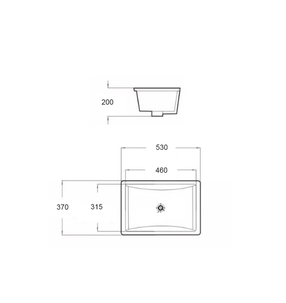 Explore SX317 Undermount Ceramic Basin | Danish Building Supplies