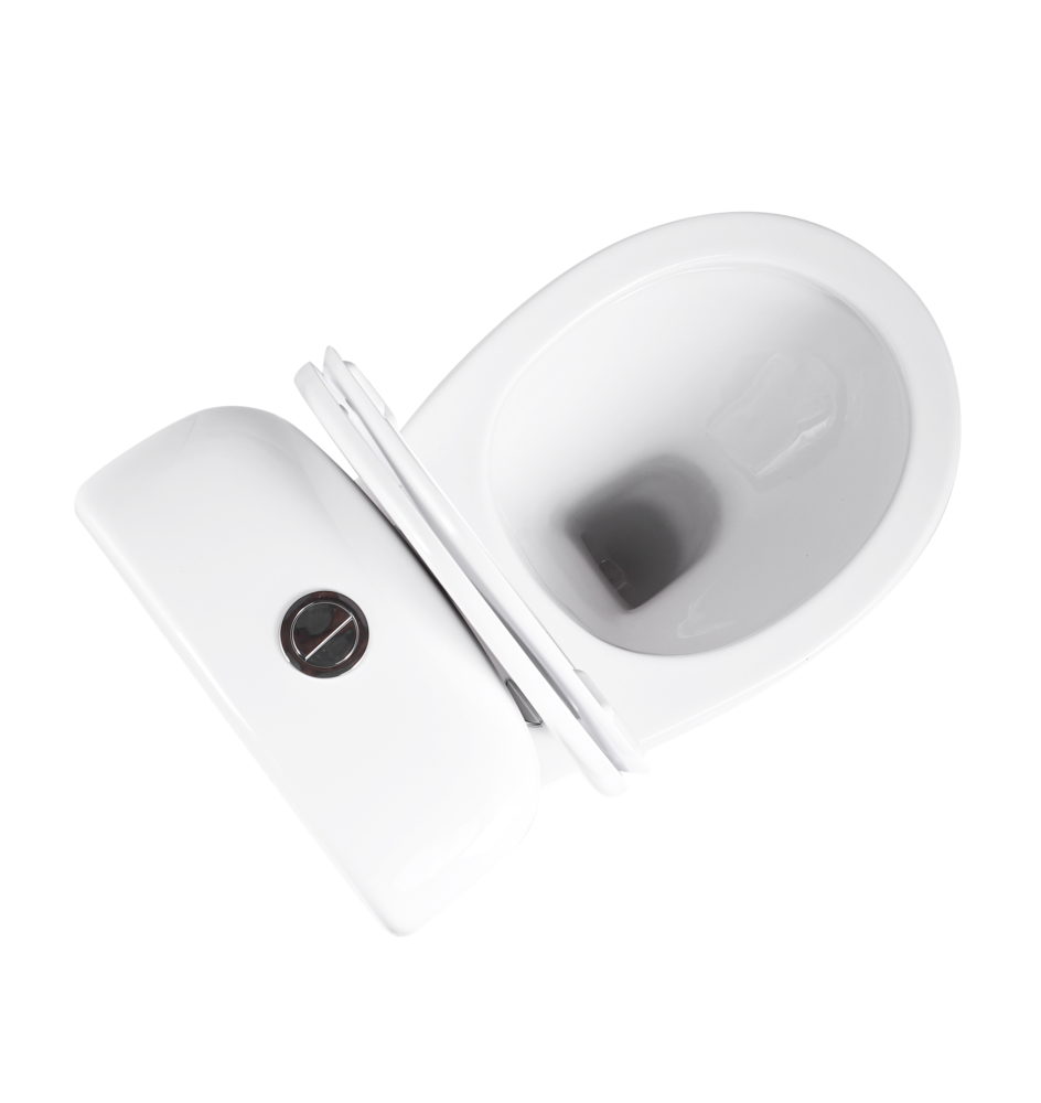 Buy EC-B2355A Rimless Close Coupled Toilet | Danish Building Supplies